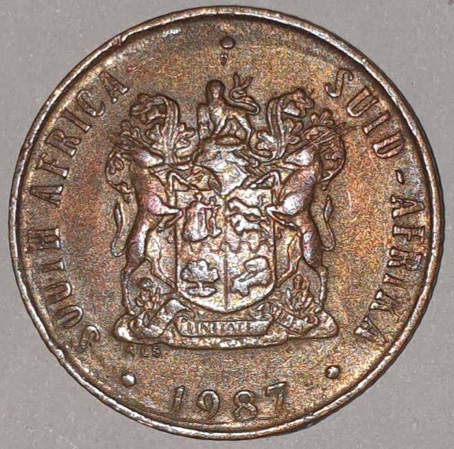 Two Cent - 1987 - 2 CENT COIN (TWO CENT COIN) - RSA - BRONZE - KM#83 ...